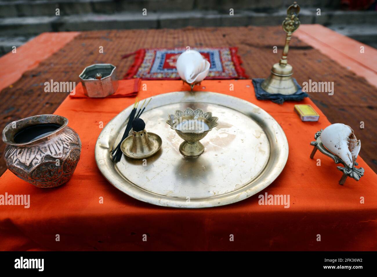 Puja items hi-res stock photography and images - Alamy