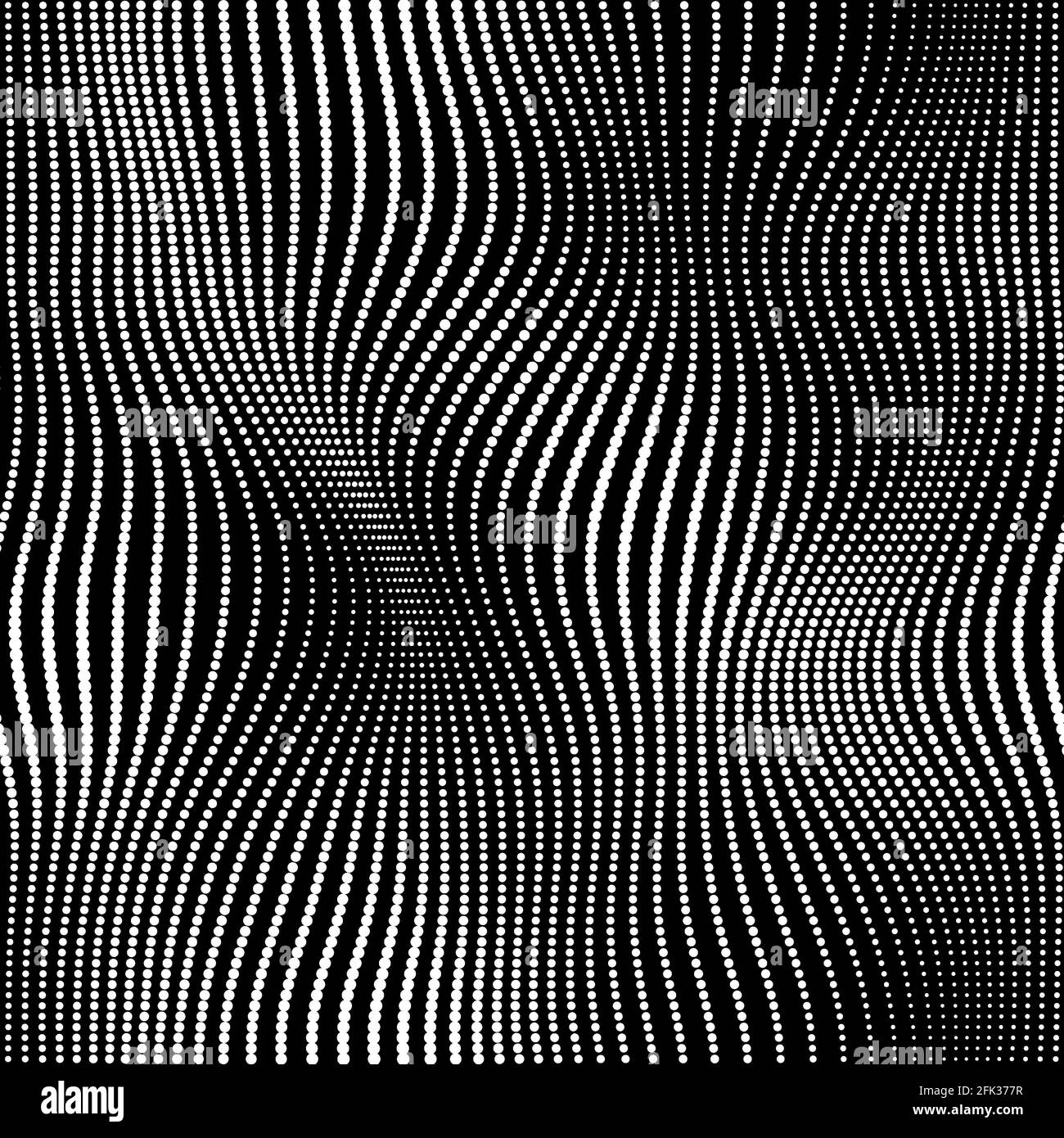 Seamless wavy array of dots pattern for print or digital use Stock ...