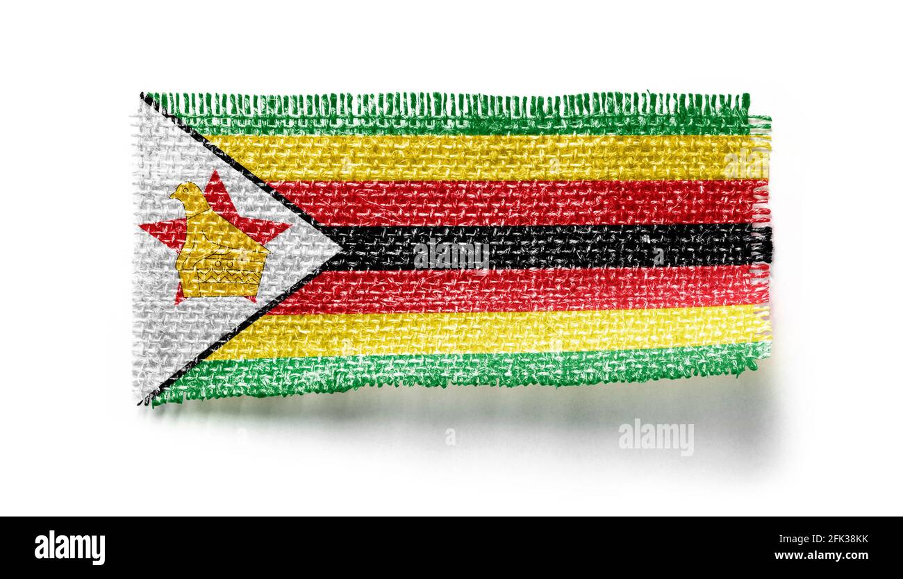 Zimbabwe flag in grunge hi-res stock photography and images - Alamy