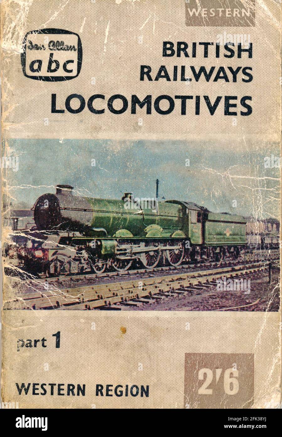 The cover of the 1959 edition Ian Allan trainspotting loco numbers book ...