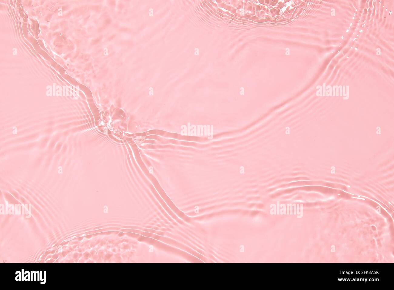 pink transparent clear water surface texture summer background Stock ...