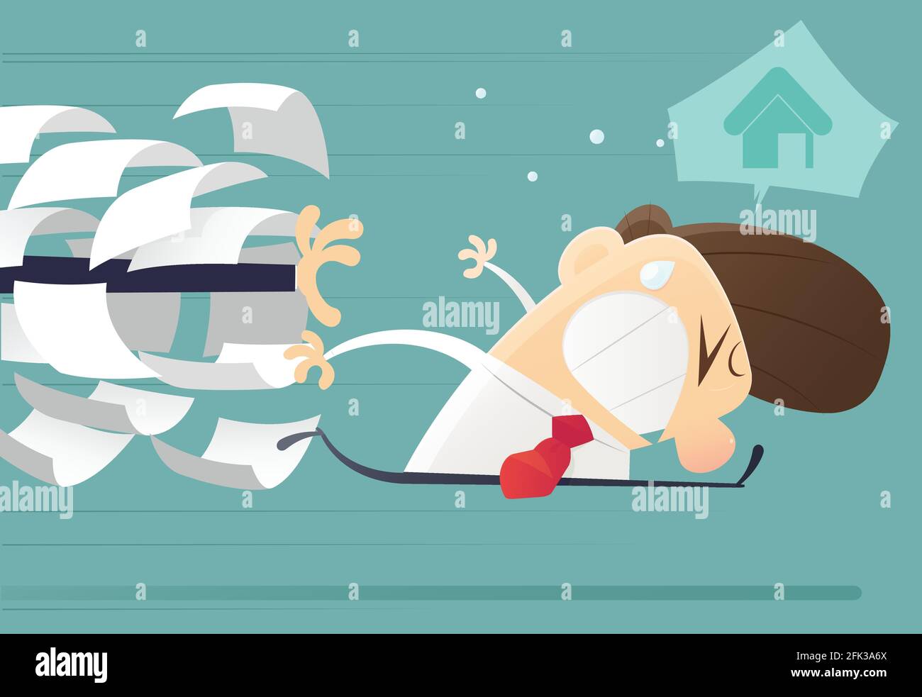 Risk avoidance cartoon hi-res stock photography and images - Alamy