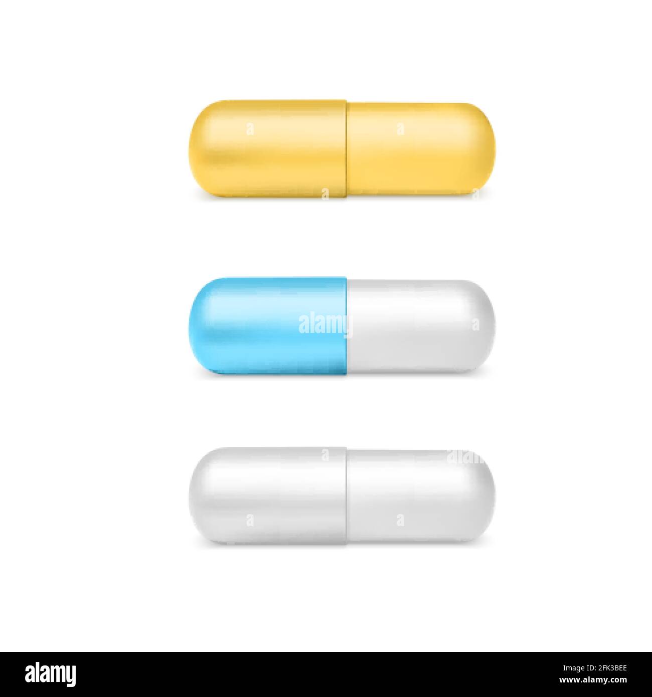 Yellow tablets prescription Stock Vector Images - Alamy