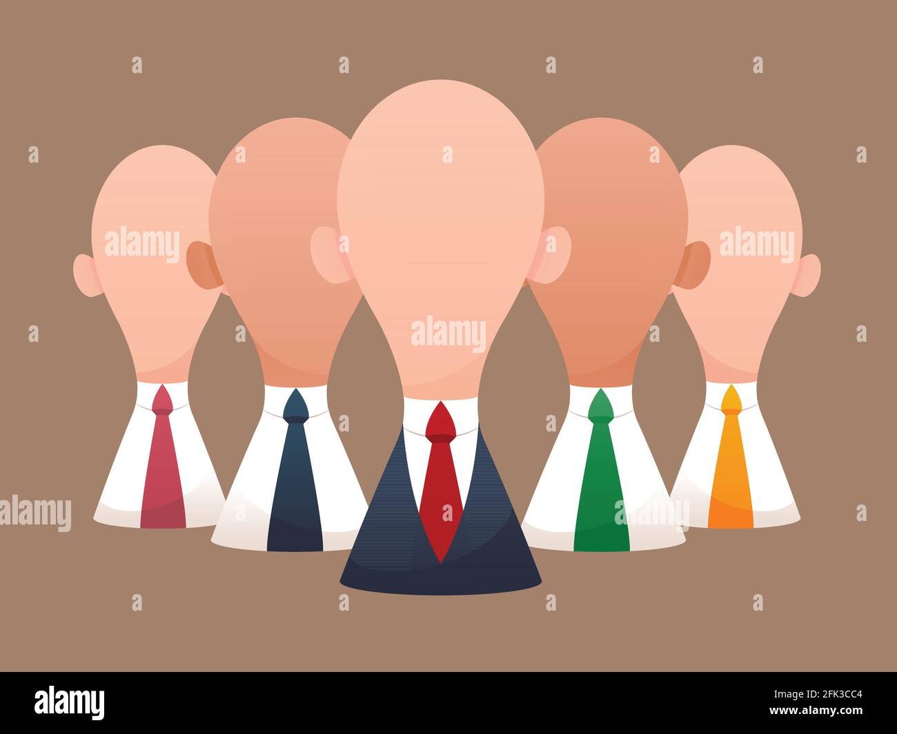 Super business team-team of super businessmen, Business concept ...