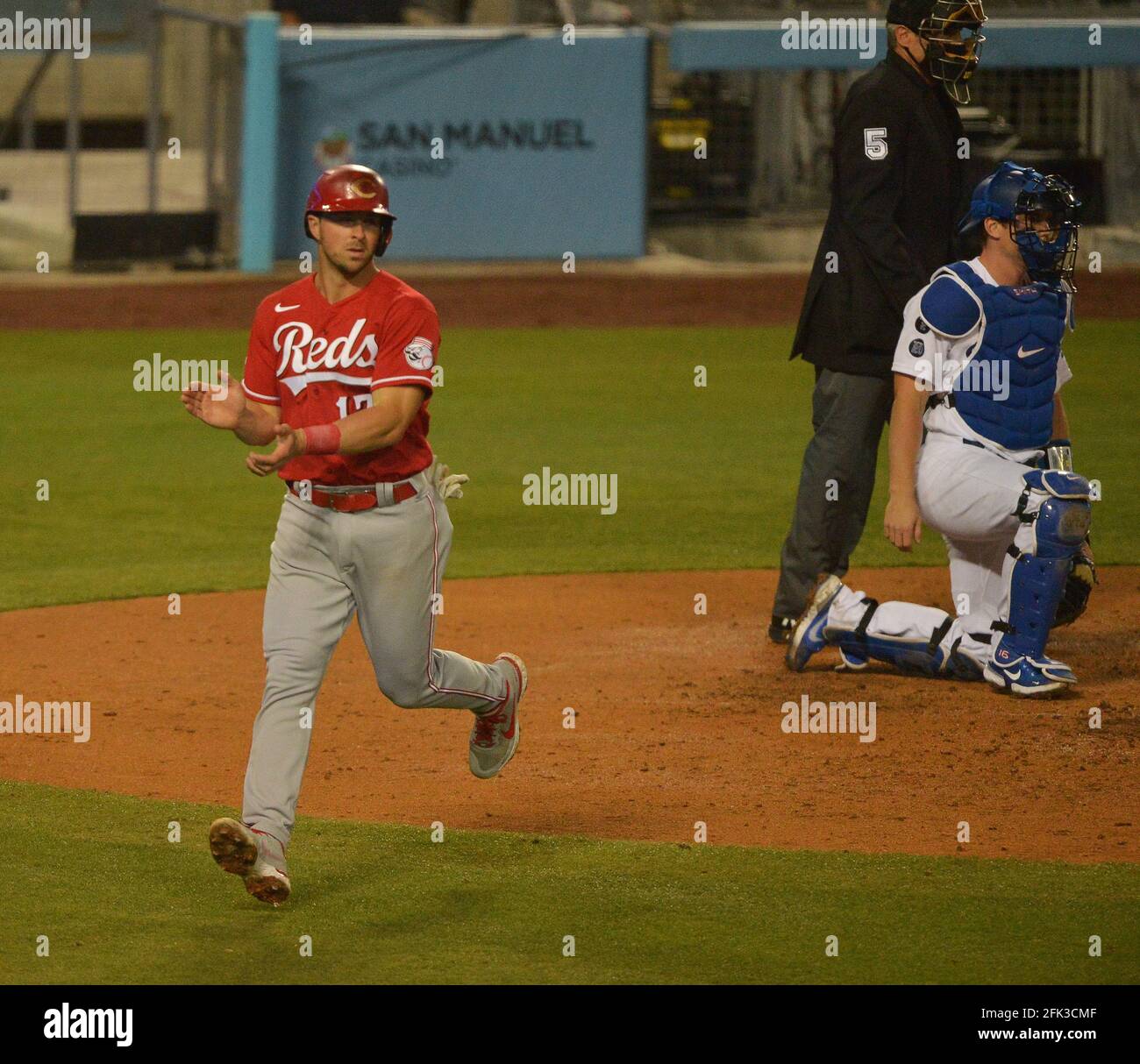 Los Angeles, Unites States. 28th Apr, 2021. Cincinnati Reds' Kyle ...