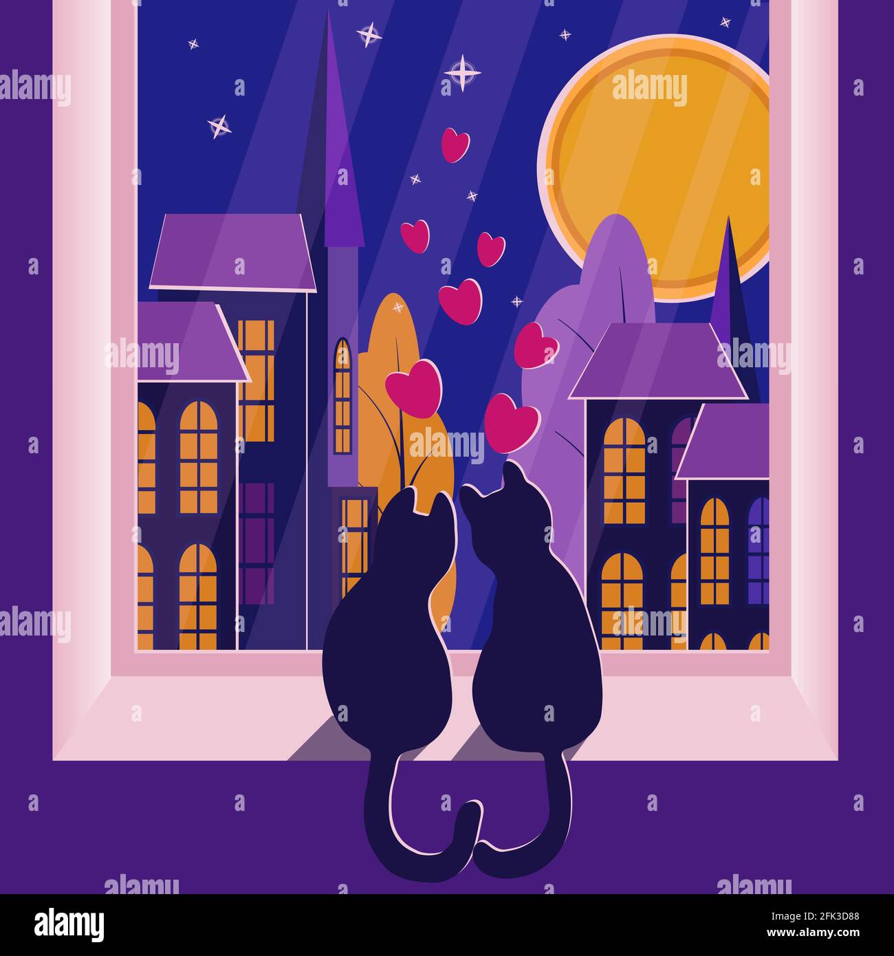 Happy couple lovers sit Stock Vector Images - Alamy