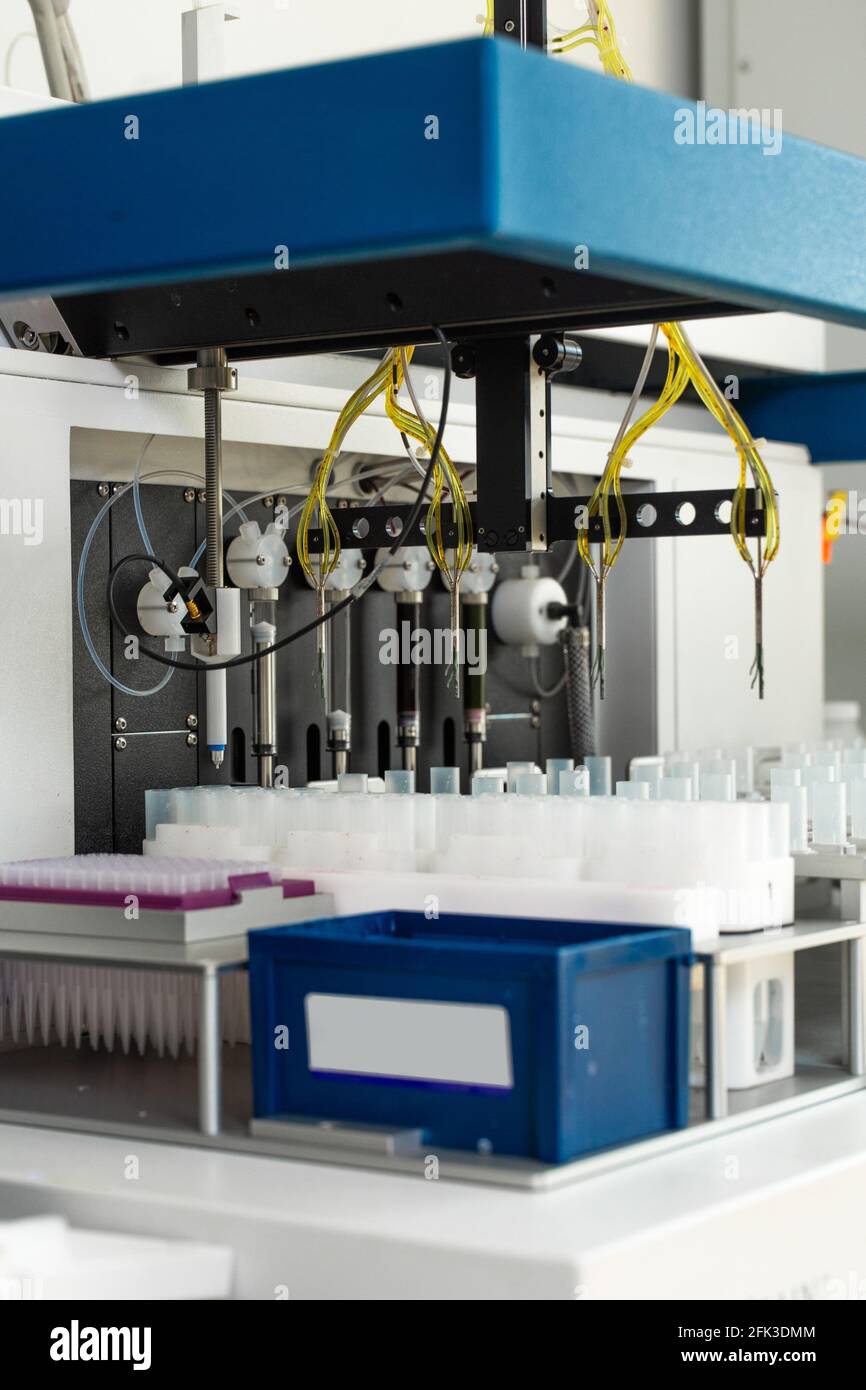 automatic technology in the lab to work with analyses Stock Photo - Alamy