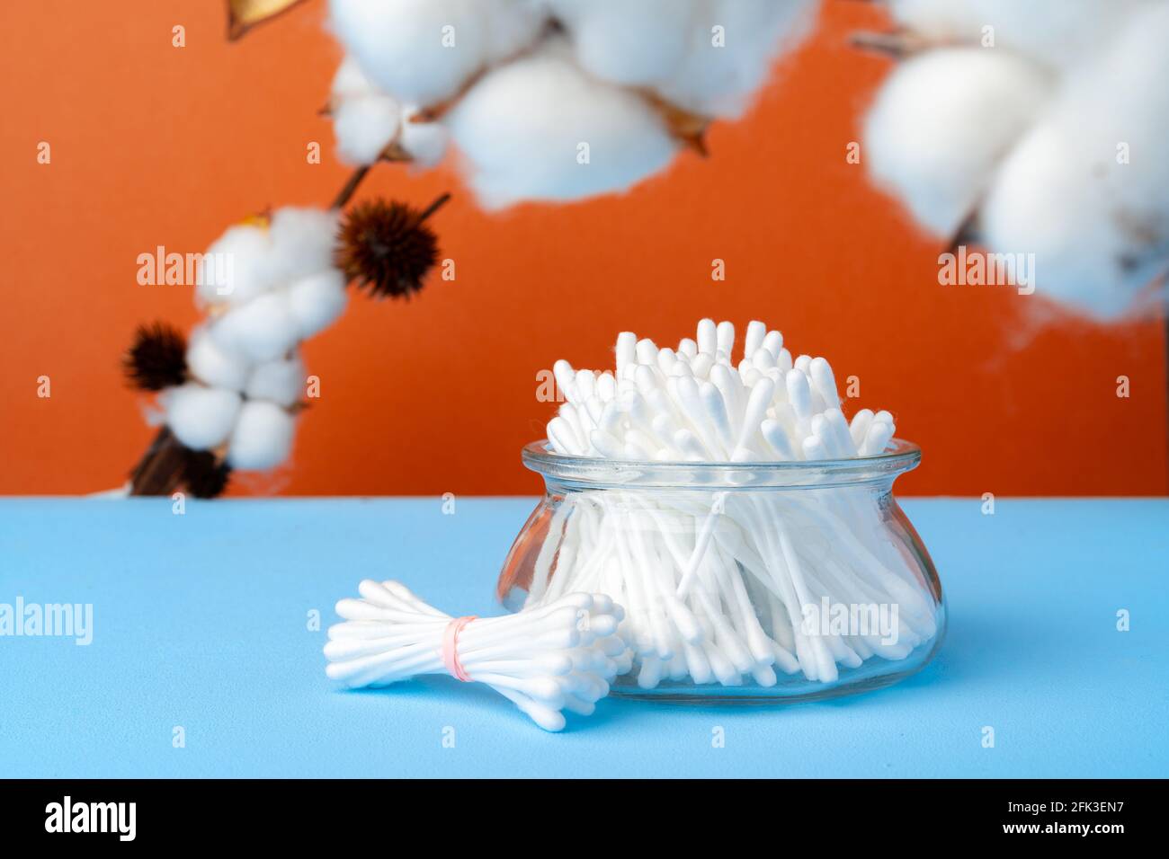 Set cotton buds sticks hi-res stock photography and images - Alamy