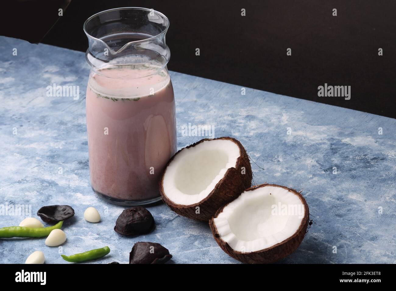 Solkadhi OR Kokum curry, A famous drink from Goa or Maharashtra`s ...