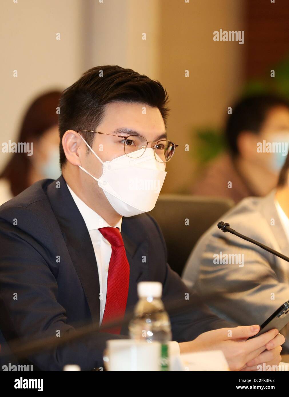 Hong Kong, China. 27th Apr, 2021. Tam Chun Kwok, chairman(2021/2022) of ...