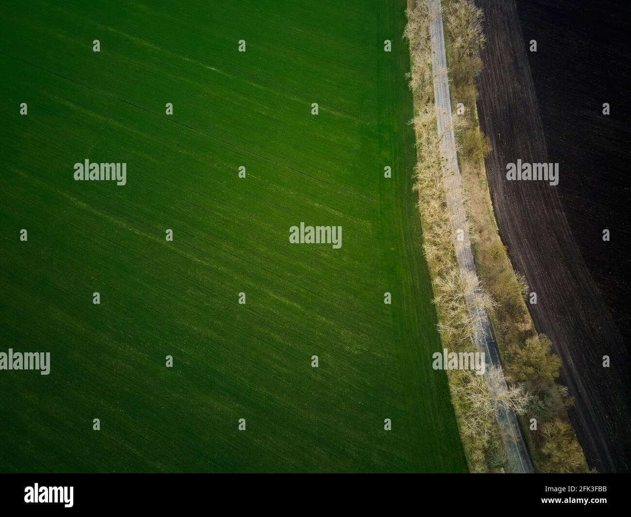 Aerial flight over rural landscapes hi-res stock photography and images ...