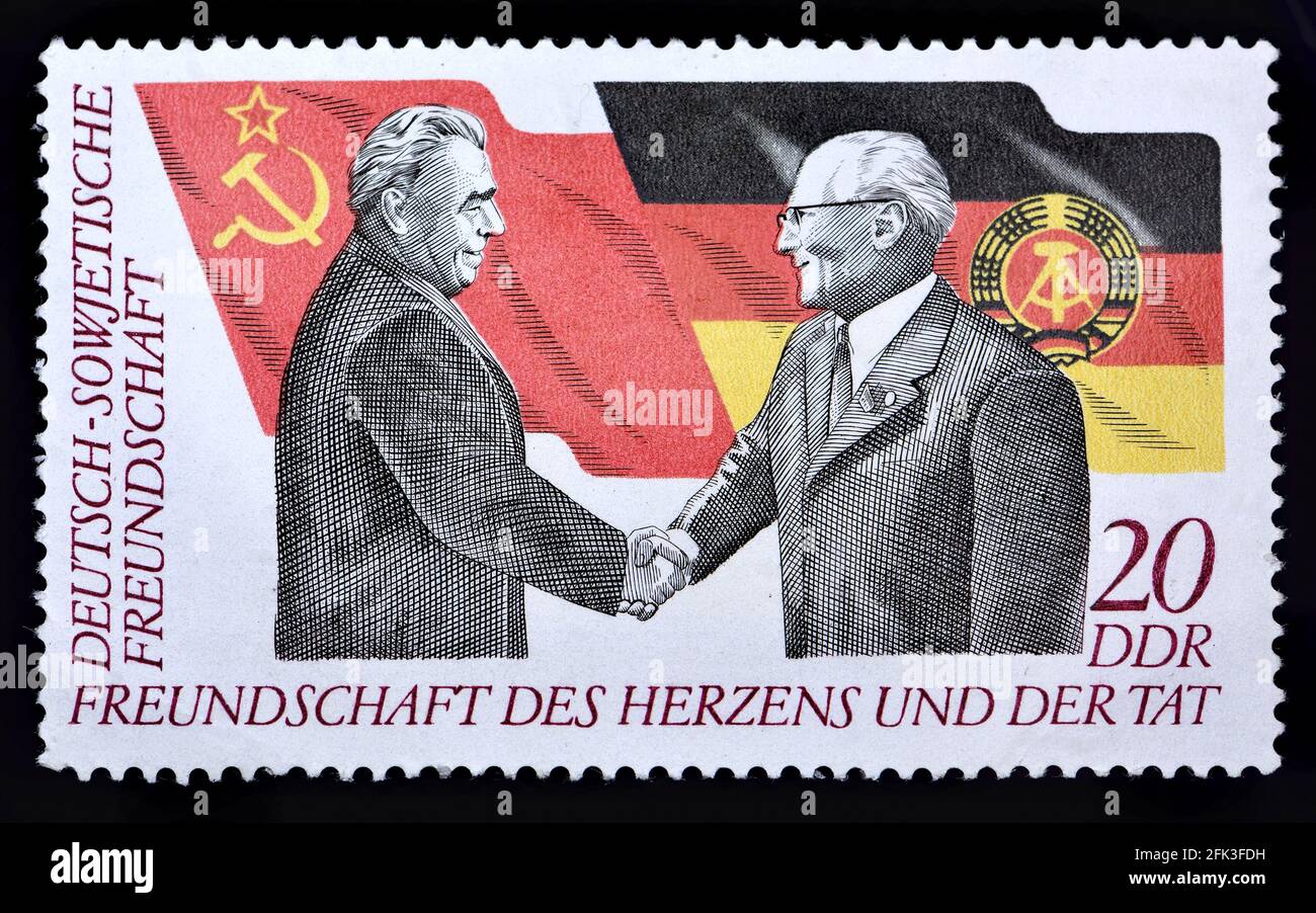 Soviet german friendship hi-res stock photography and images - Alamy