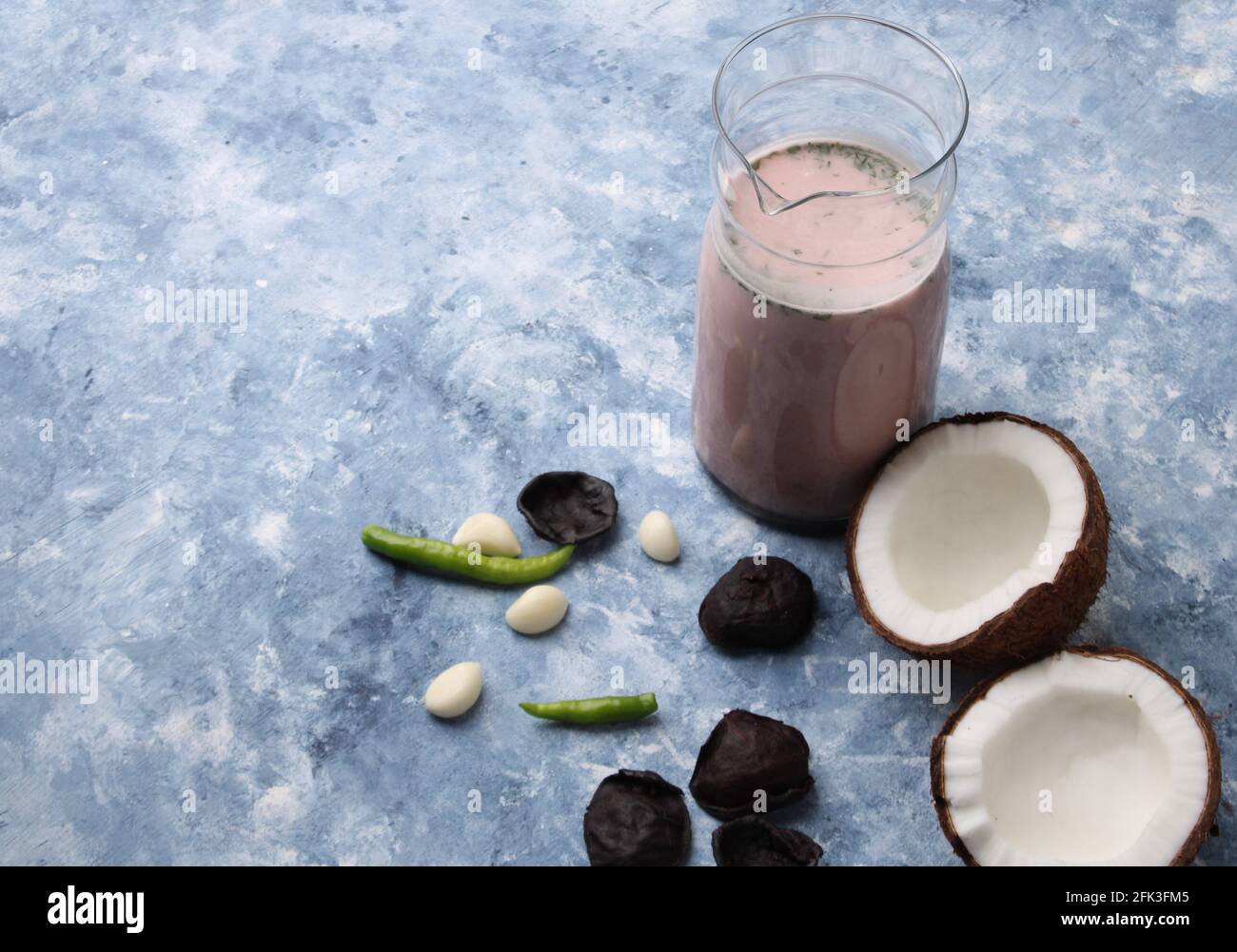 Solkadhi OR Kokum curry, A famous drink from Goa or Maharashtra`s ...