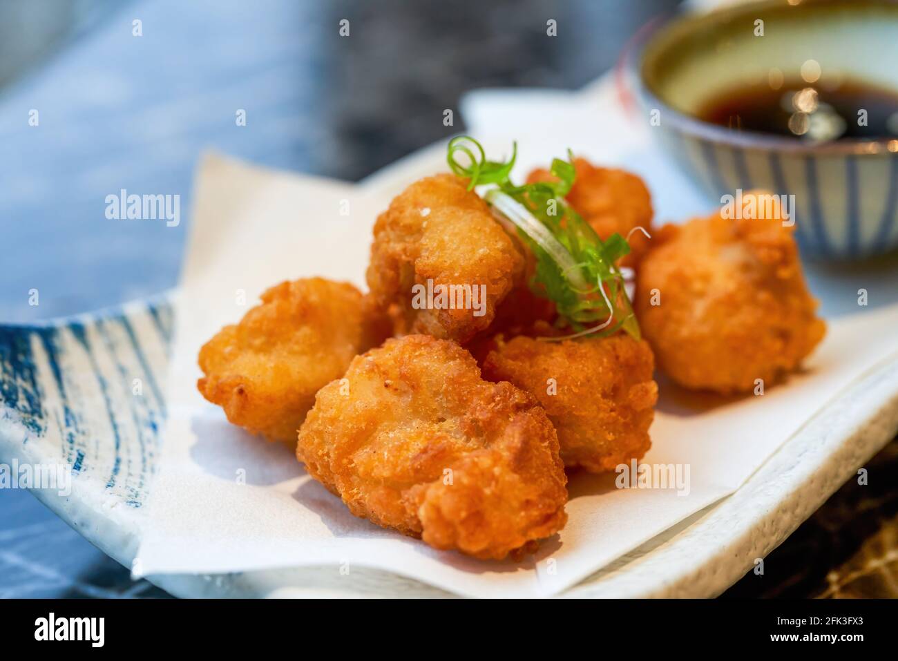 A delicious fried snack, fried chicken nuggets Stock Photo - Alamy
