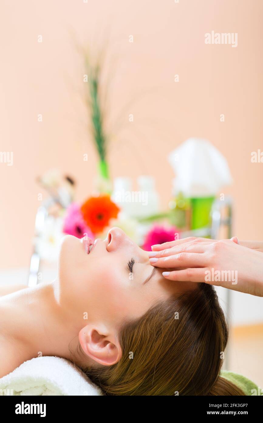 Person receiving getting treatment hi-res stock photography and images ...