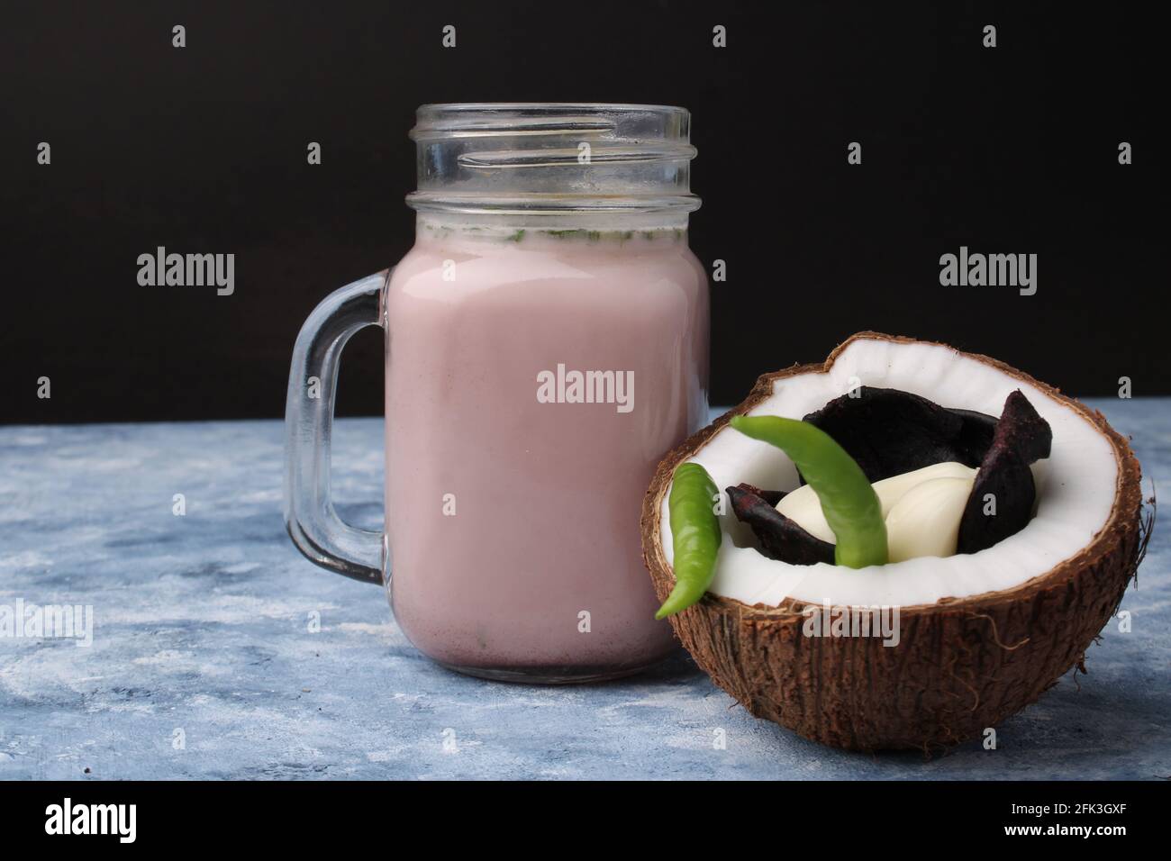 Solkadhi OR Kokum curry, A famous drink from Goa or Maharashtra`s ...