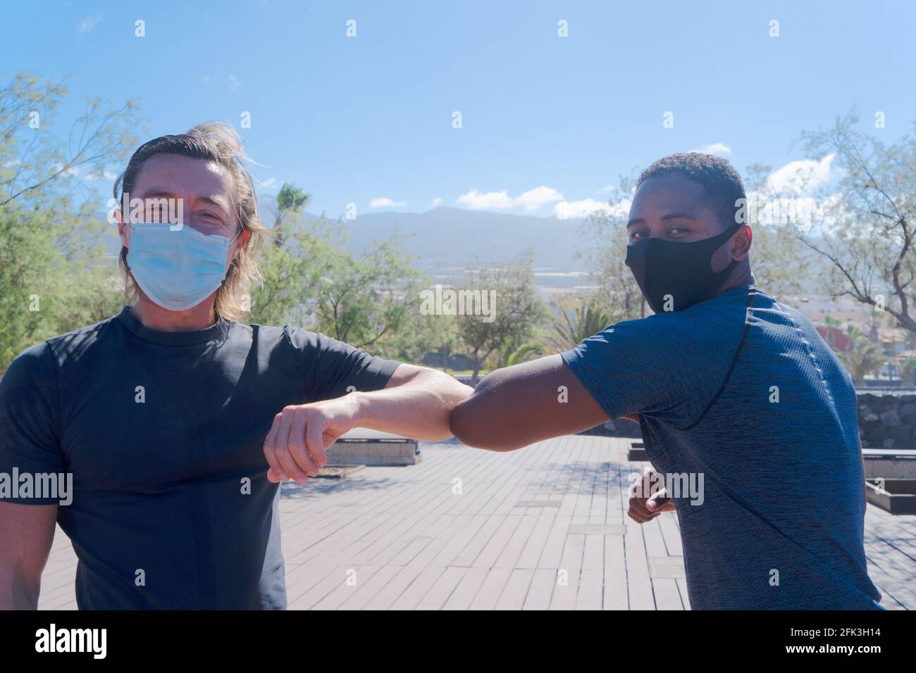 Elbow greetings hi-res stock photography and images - Alamy