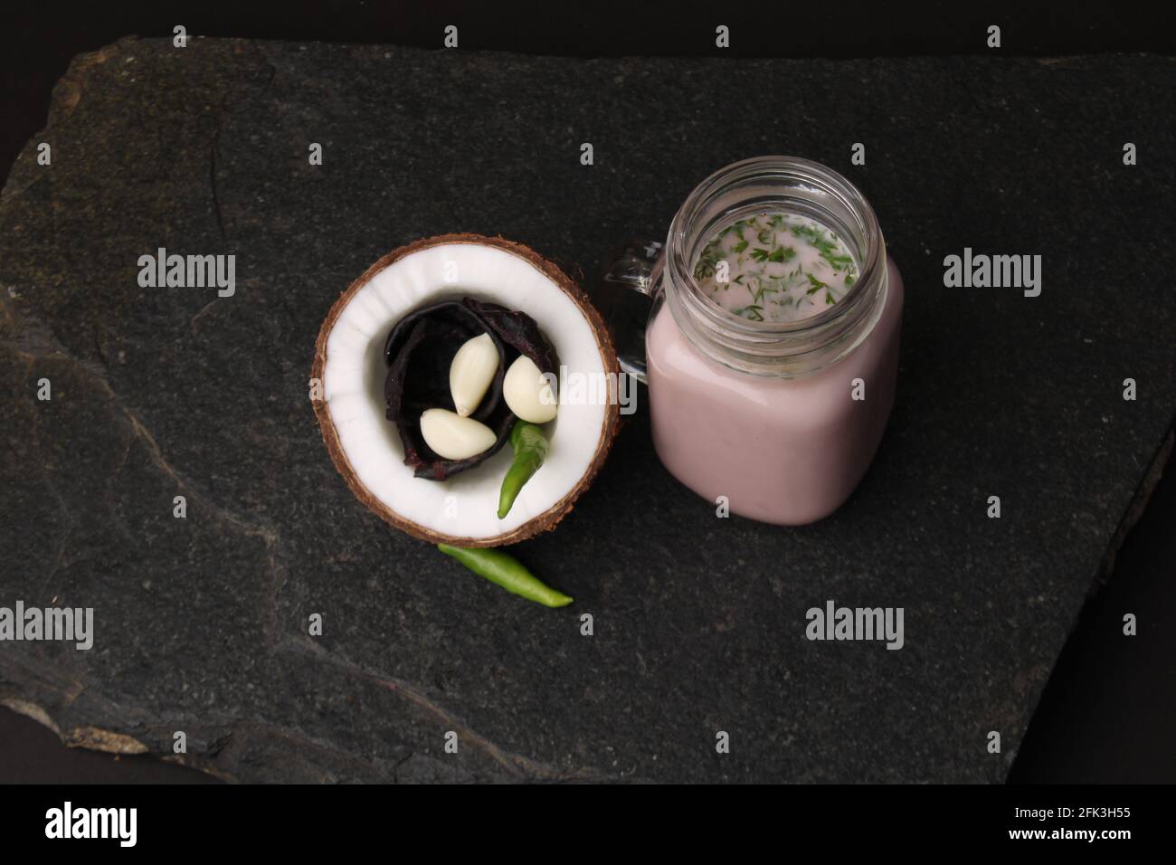 Solkadhi OR Kokum curry, A famous drink from Goa or Maharashtra`s ...