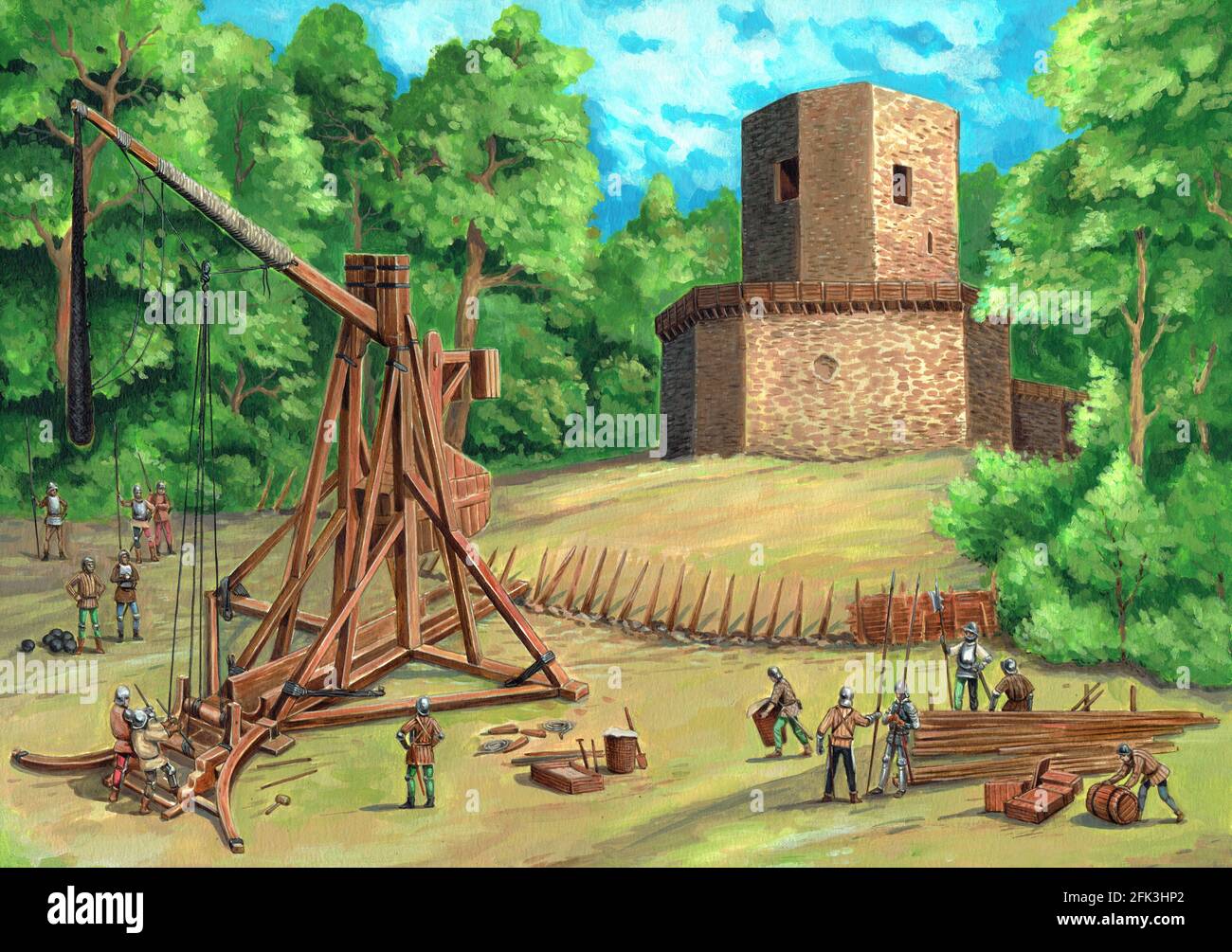 Medieval Trebuchet High Resolution Stock Photography and Images - Alamy
