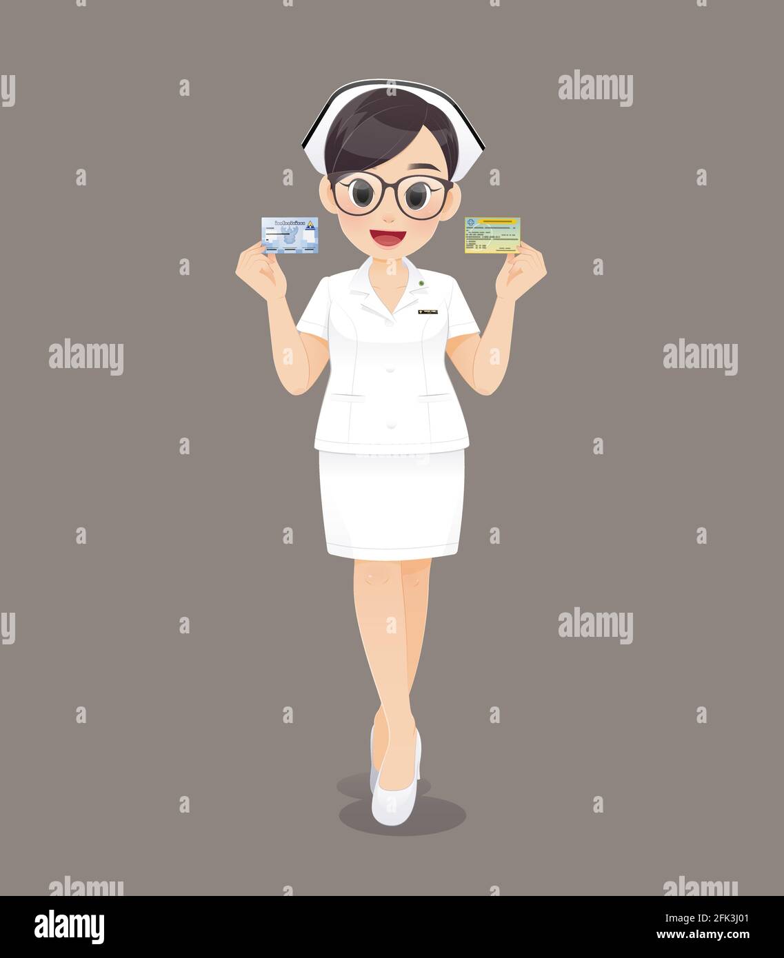 Woman wearing glasses smiling Stock Vector Images - Alamy