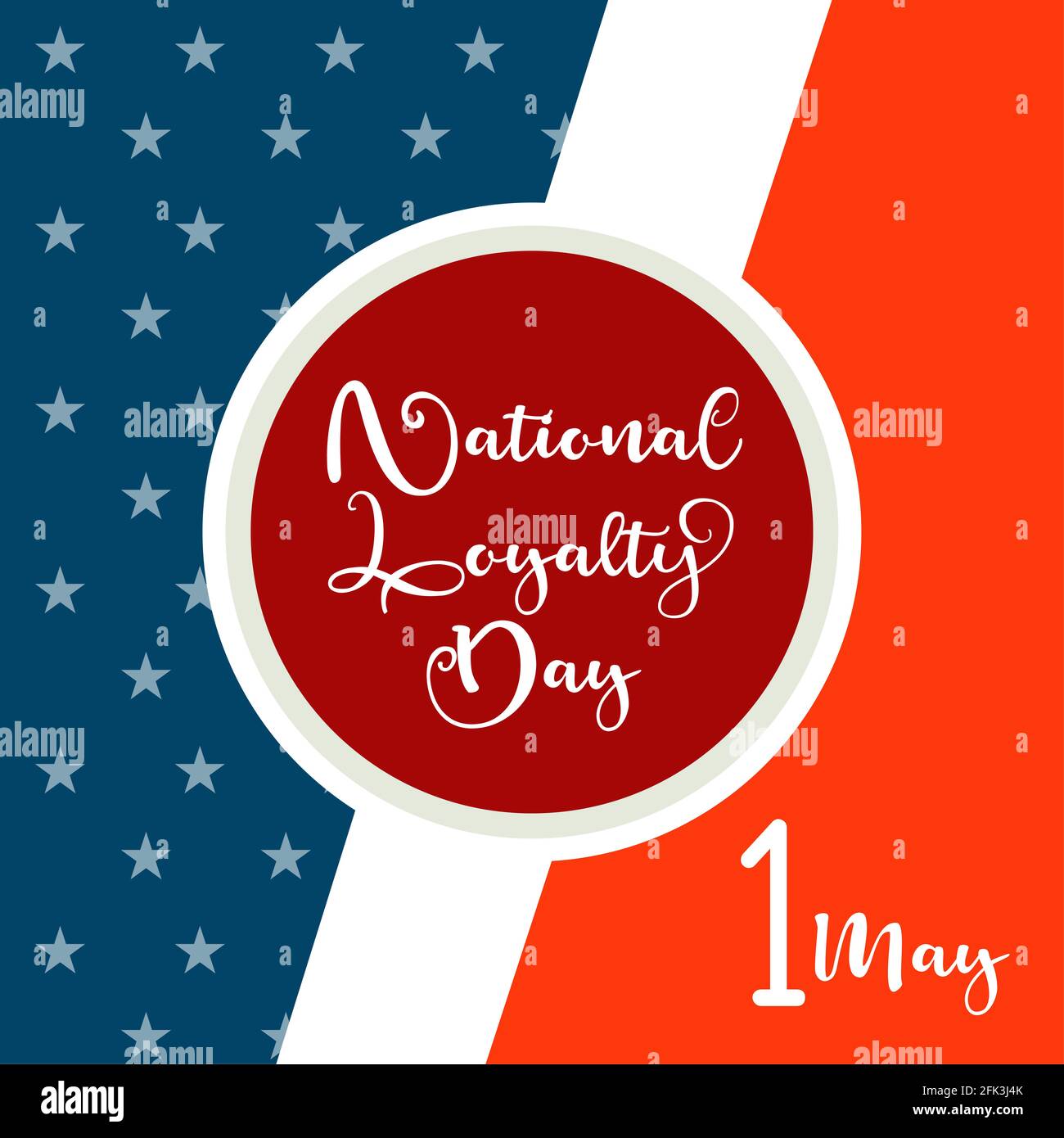 Vector illustration of a Background for National Loyalty Day Stock ...