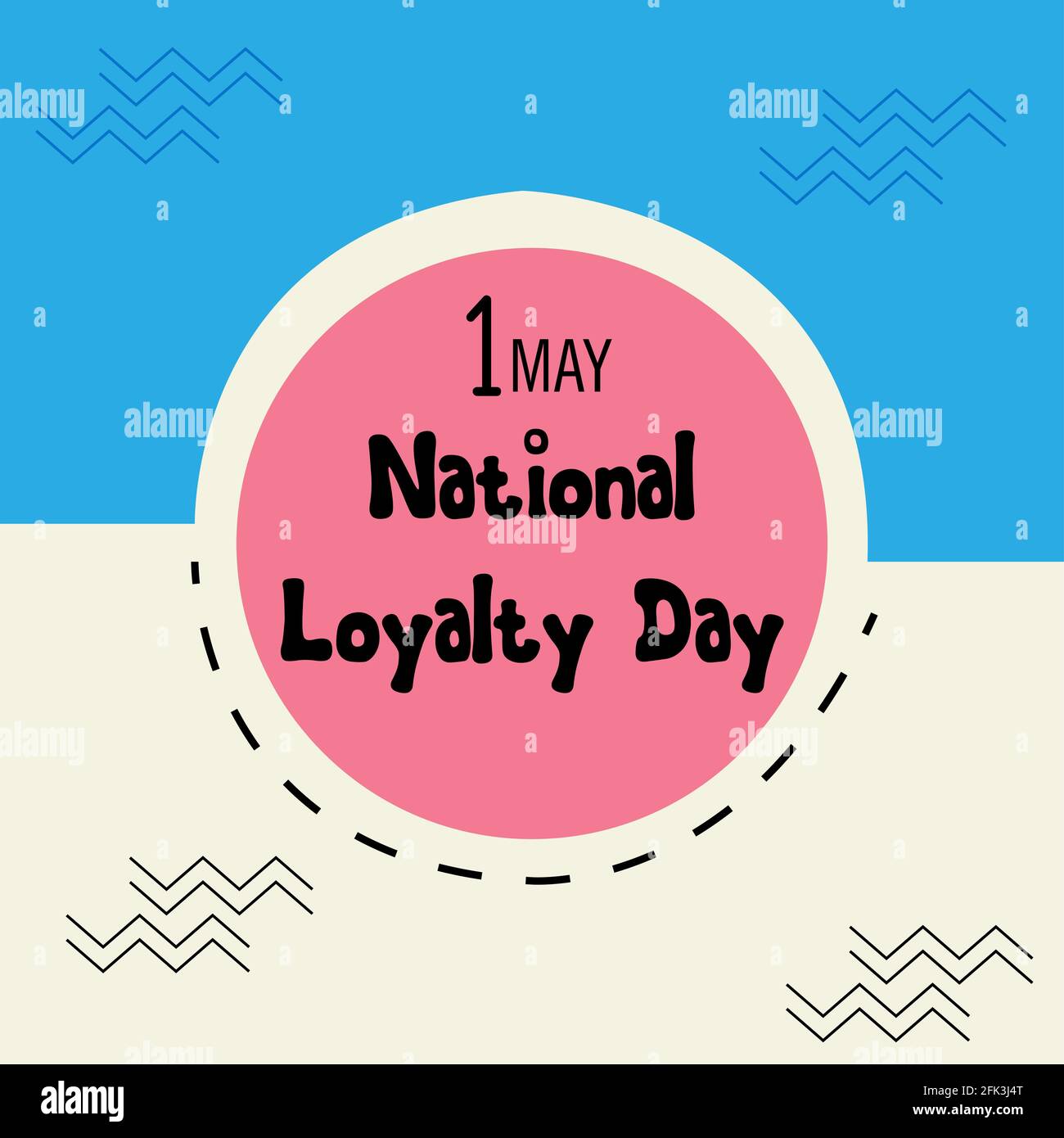 Vector illustration of a Background for National Loyalty Day Stock ...