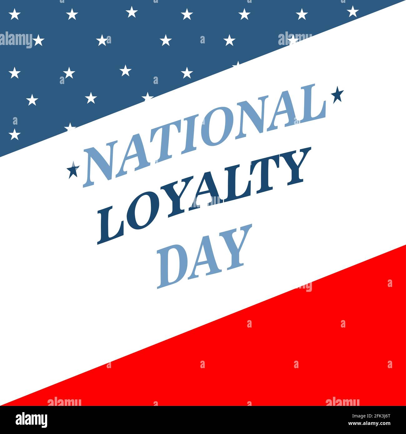 Vector illustration of a Background for National Loyalty Day Stock ...