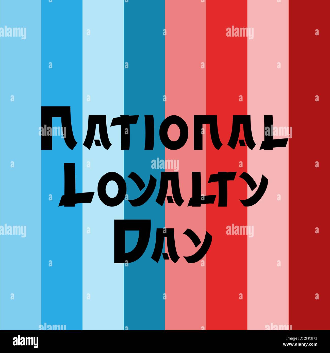 Vector illustration of a Background for National Loyalty Day Stock ...