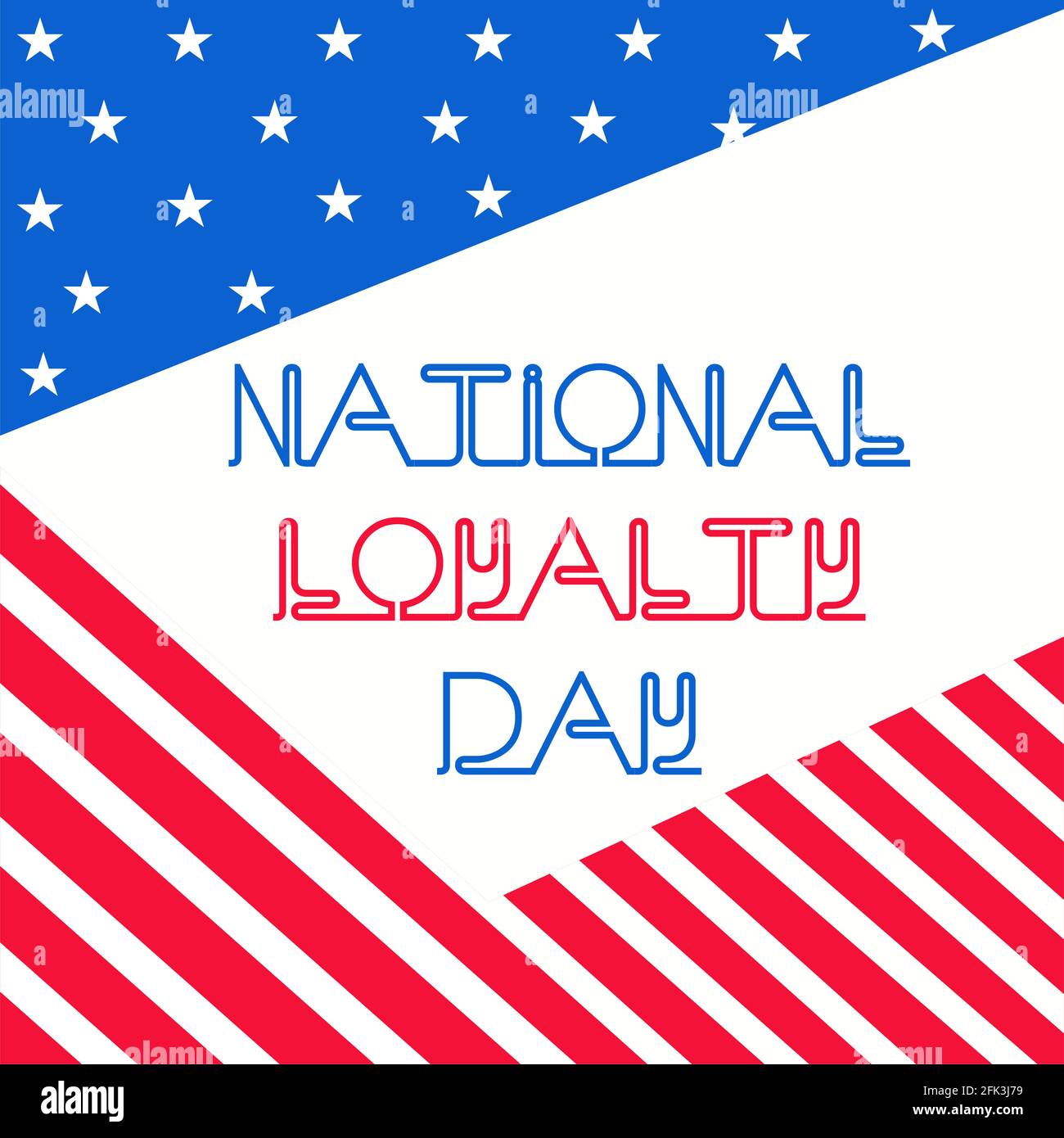 Vector illustration of a Background for National Loyalty Day Stock ...