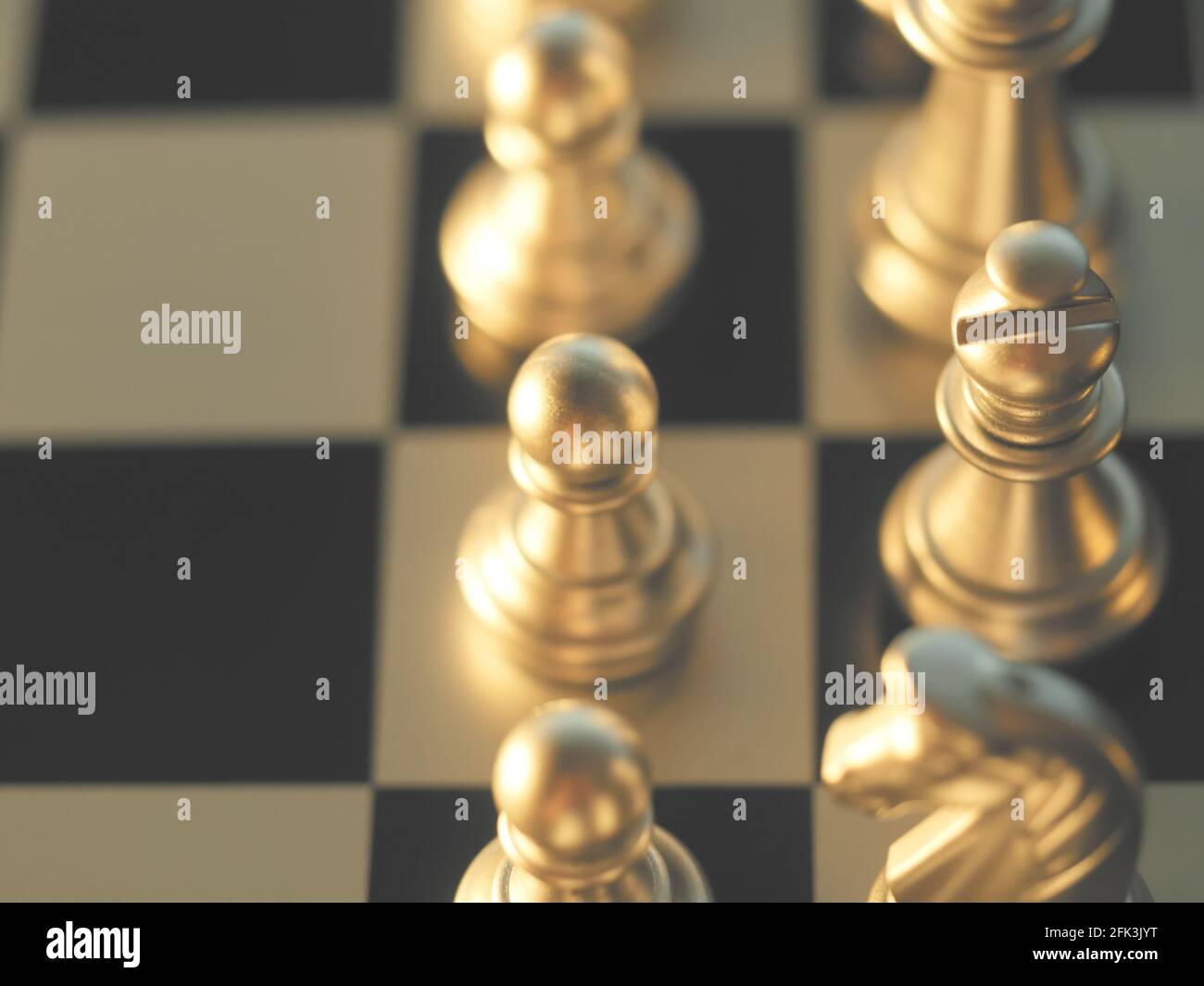 Golden bishop chess piece hi-res stock photography and images - Alamy