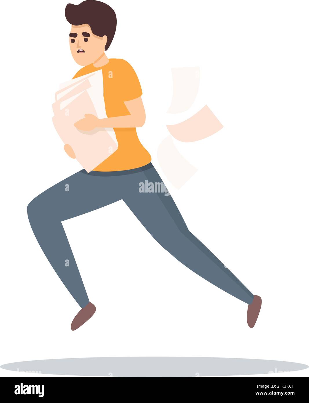 Rush job icon. Cartoon of Rush job vector icon for web design isolated ...