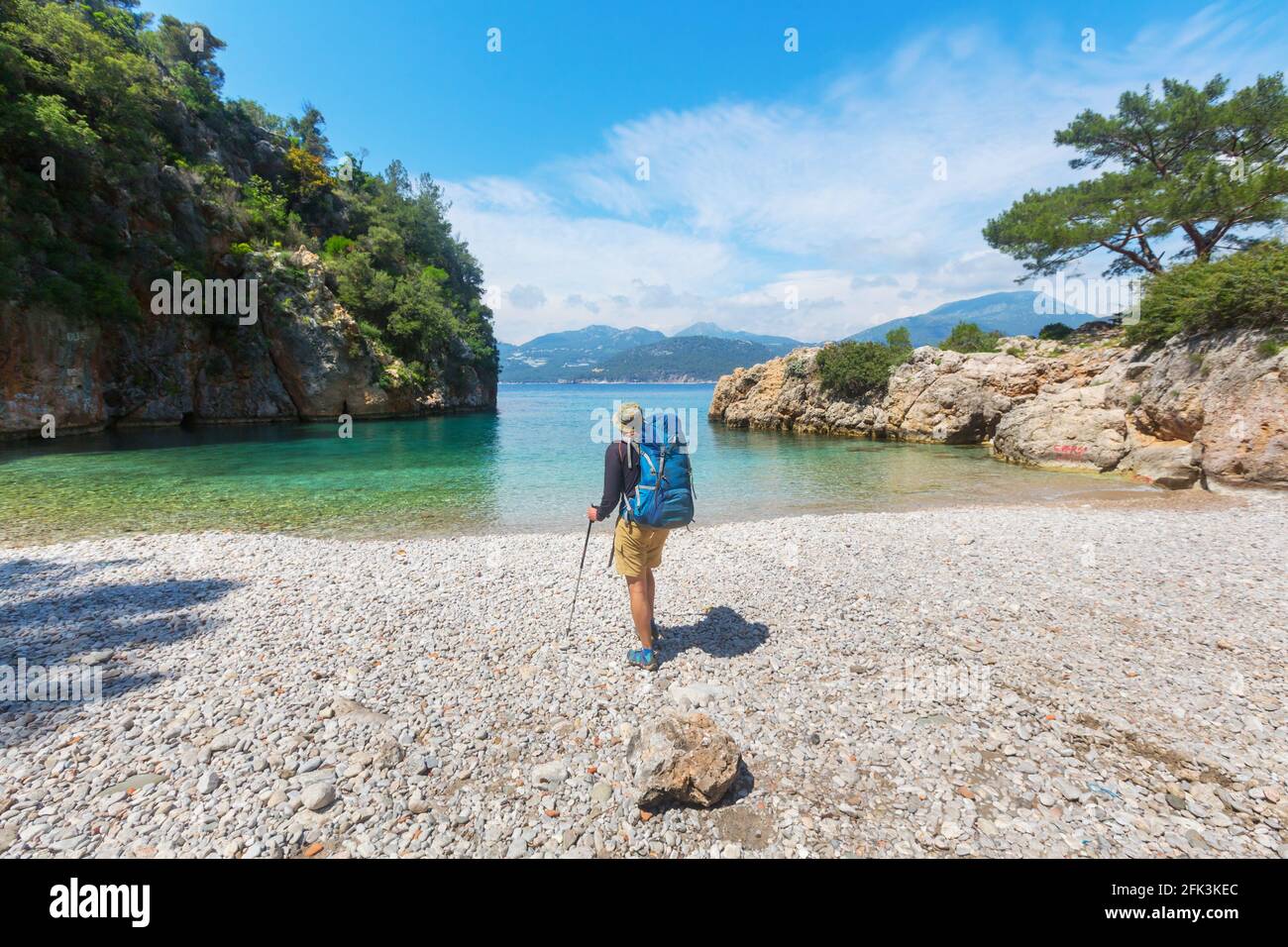 Beautiful nature landscapes in Turkey mountains. Lycian way is famous ...