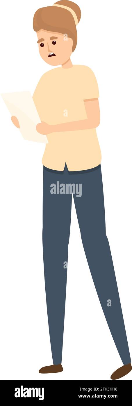 Woman rush job icon. Cartoon of Woman rush job vector icon for web ...