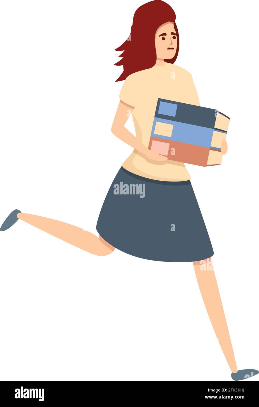 Rush job folders icon. Cartoon of Rush job folders vector icon for web ...