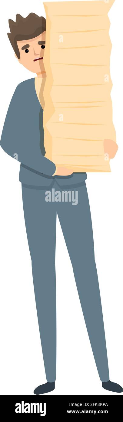 Rush job papers stack icon. Cartoon of Rush job papers stack vector ...
