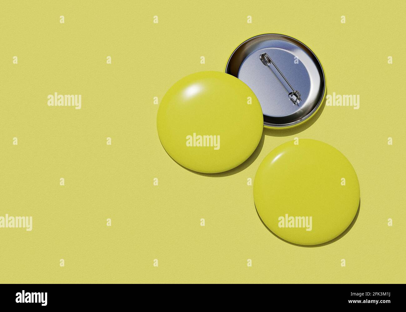 Yellow pin badge hi-res stock photography and images - Alamy