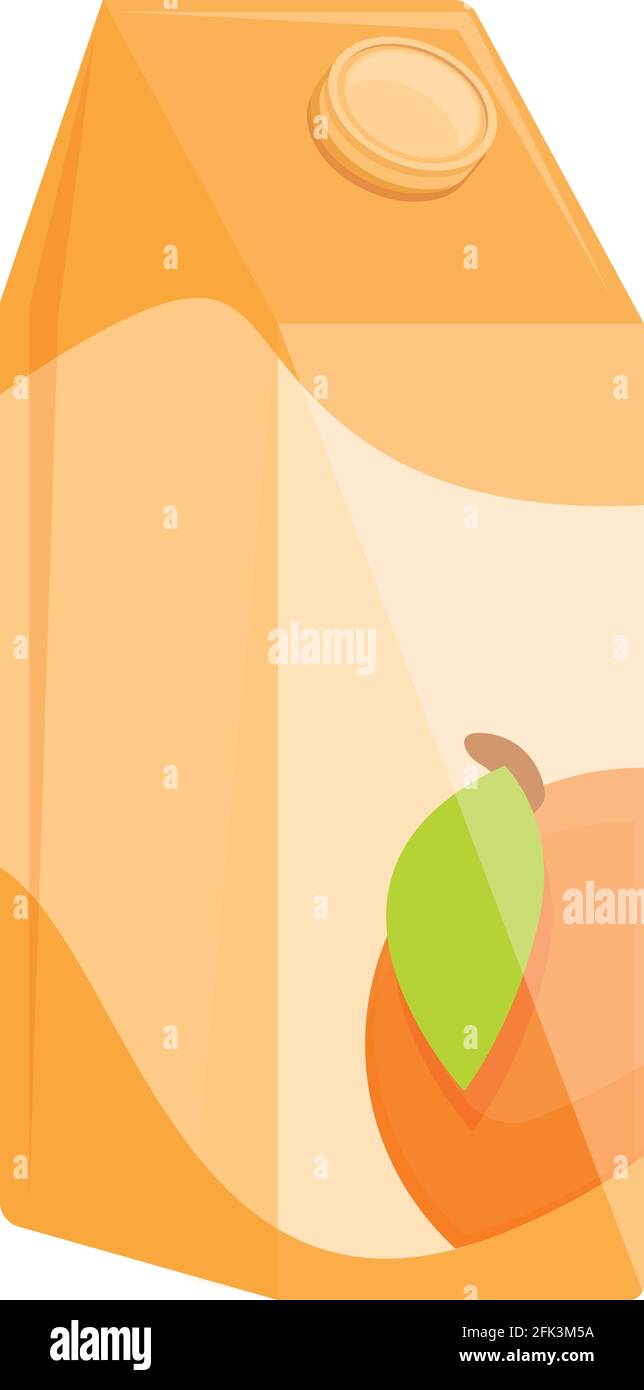 Juice pack icon. Cartoon of Juice pack vector icon for web design ...