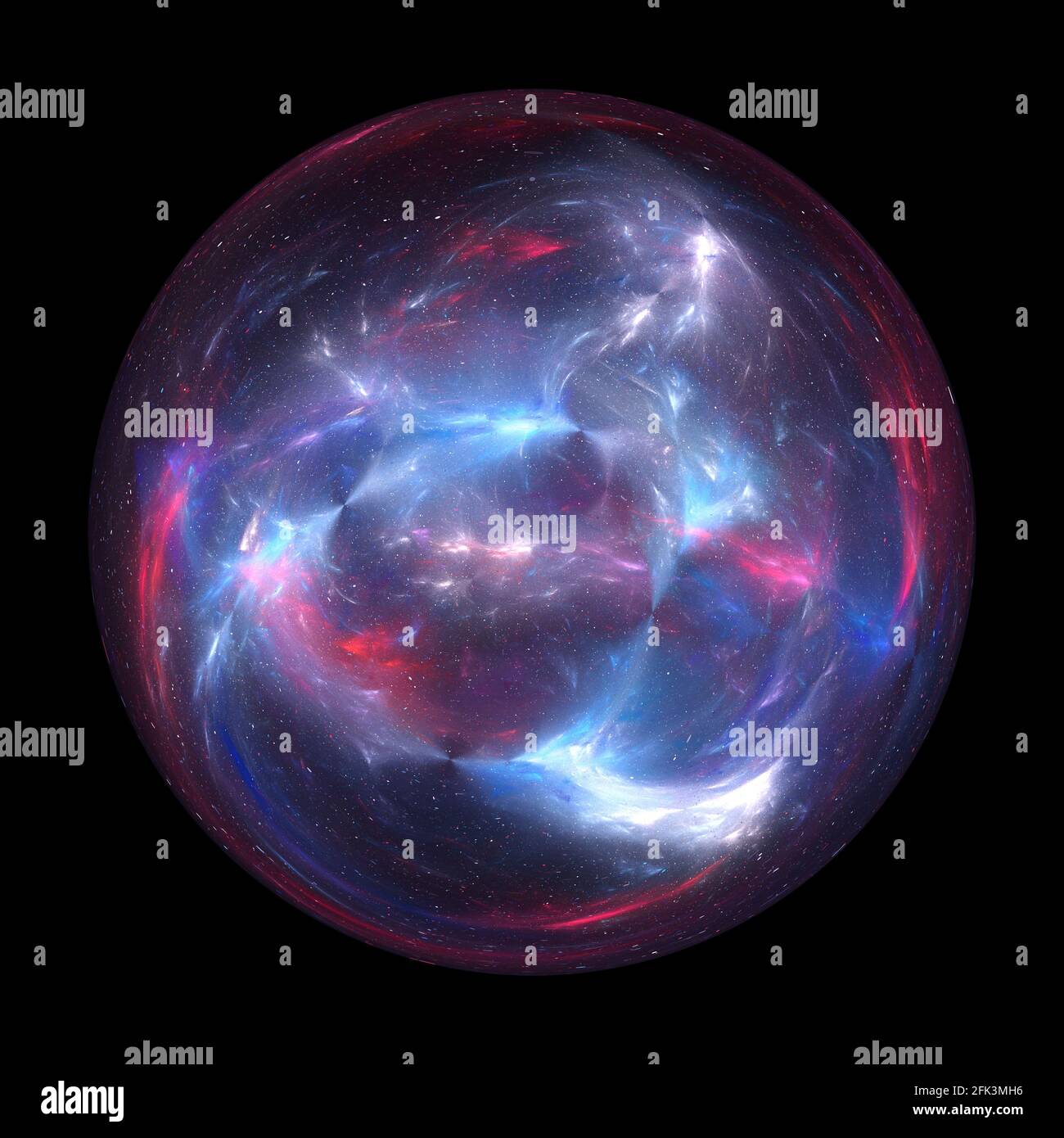 Vibrant glowing plasma ball, computer generated abstract background, 3D ...