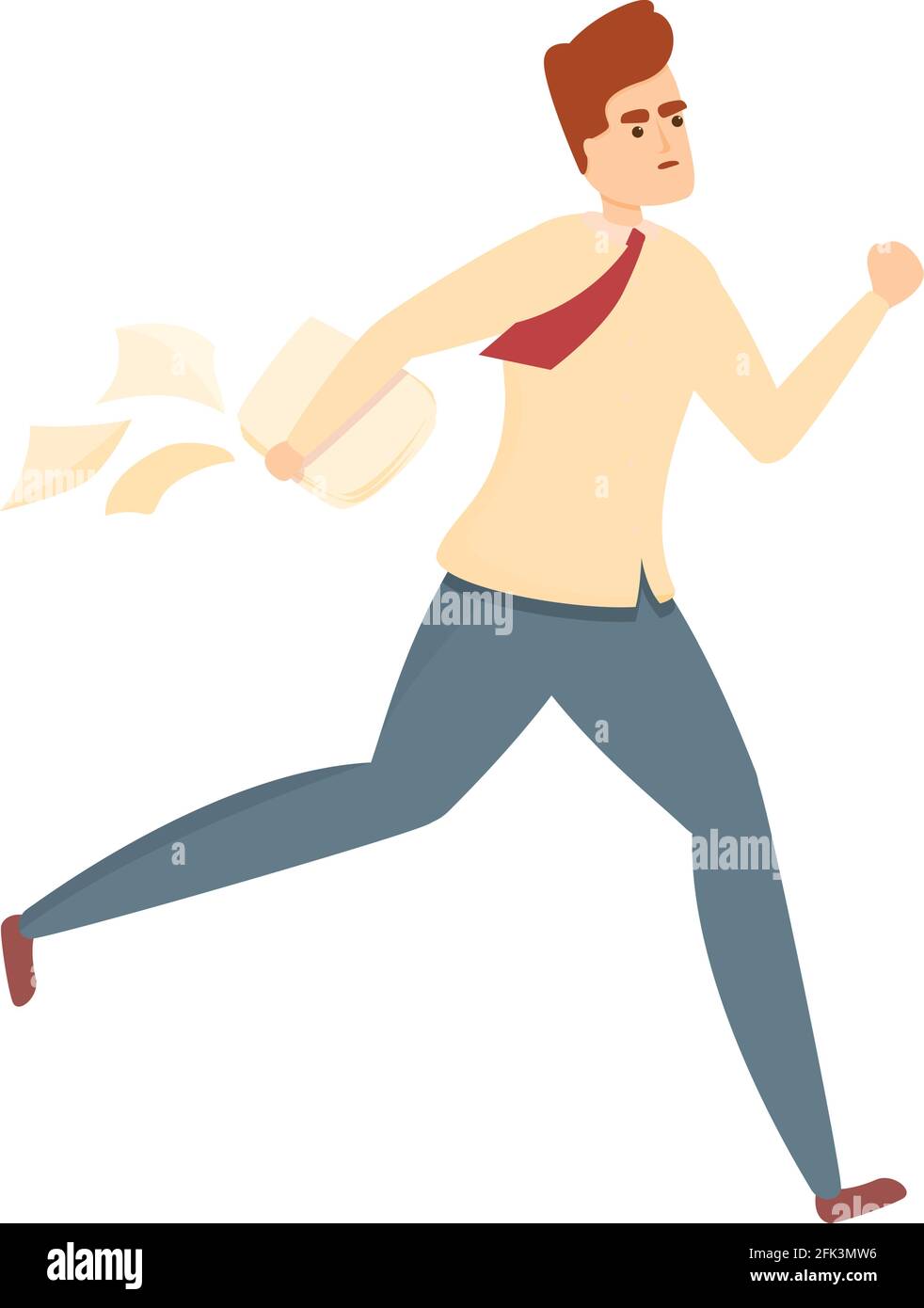 Rush job occupation icon. Cartoon of Rush job occupation vector icon ...