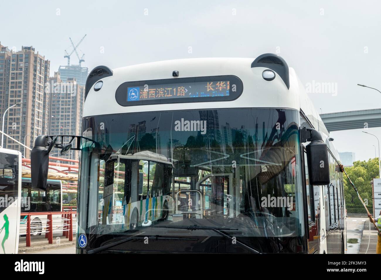 Shanghai panda bus hi-res stock photography and images - Alamy