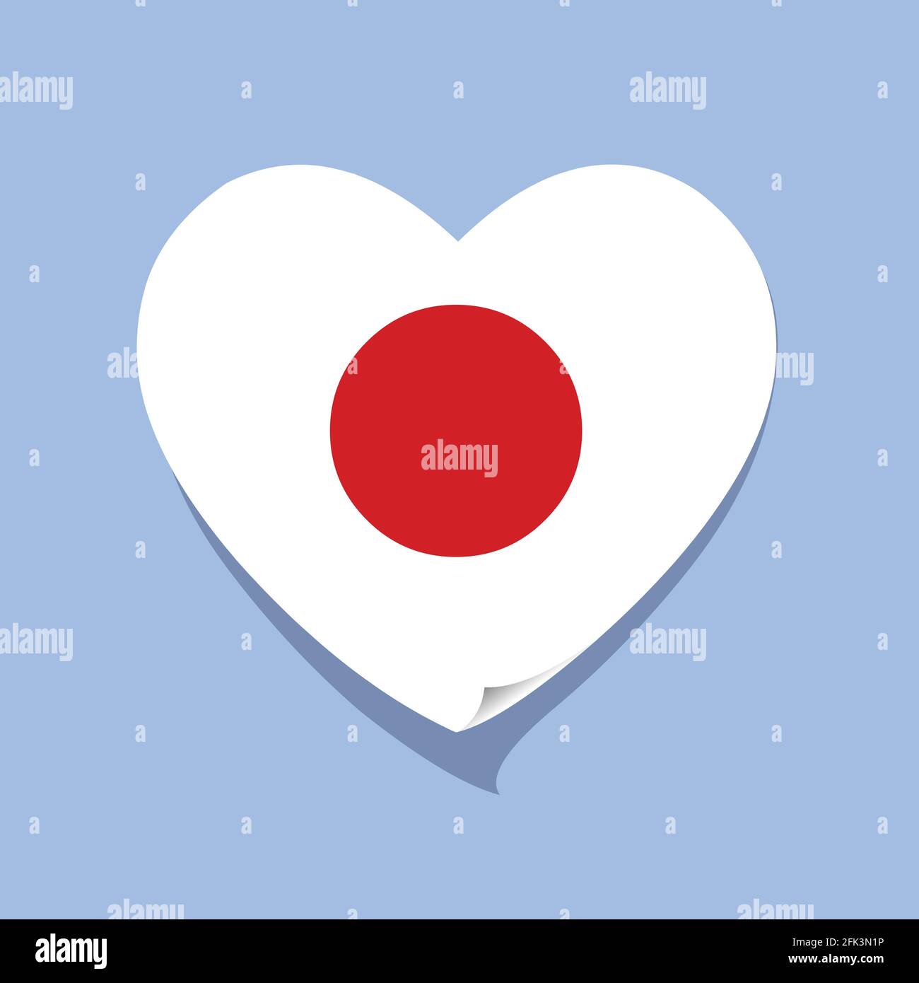 I love Japan flag heart vector illustration Stock Vector Image & Art ...