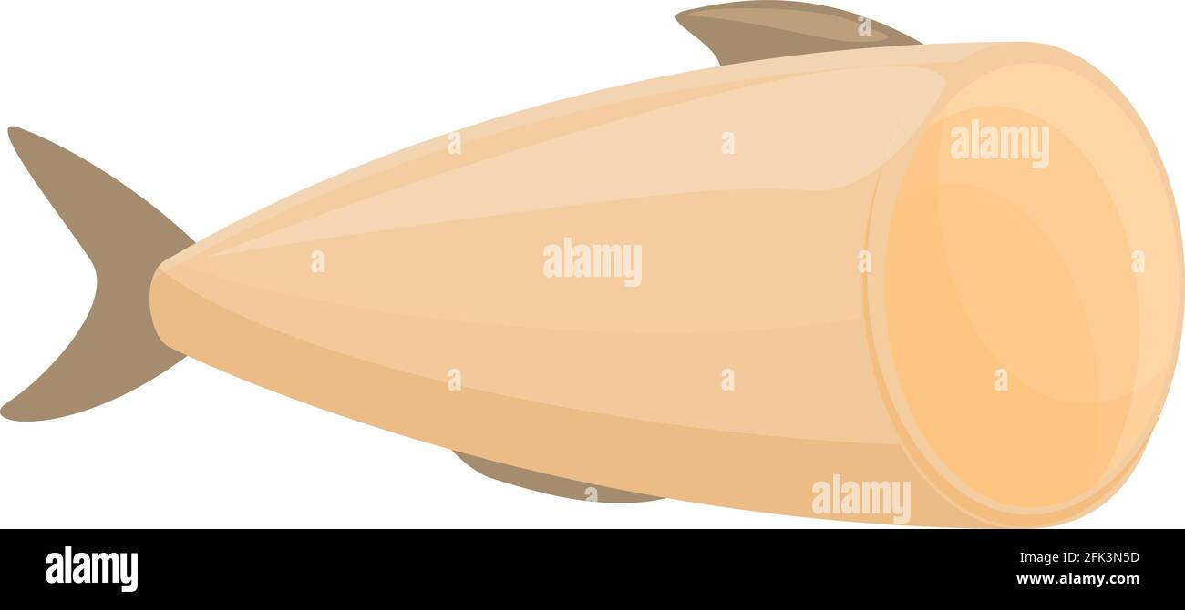 Protein fish icon. Cartoon of Protein fish vector icon for web design ...