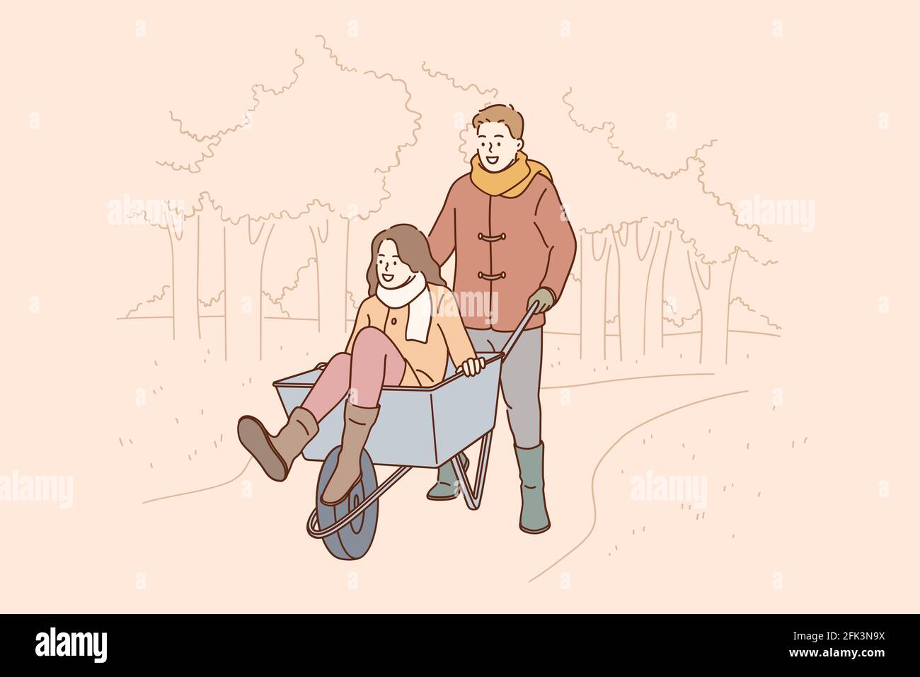 Entertainment for romantic couple concept Stock Vector Image & Art - Alamy