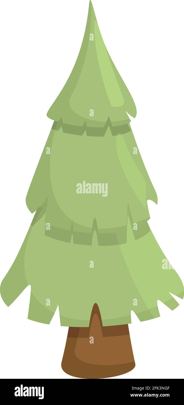 Forest fir tree icon. Cartoon of Forest fir tree vector icon for web ...