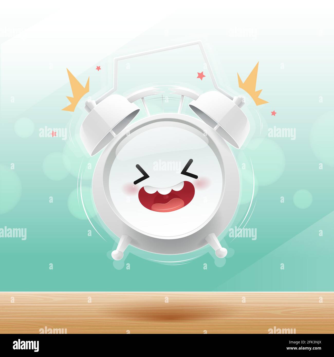 Cartoon character table clock time hi-res stock photography and images ...