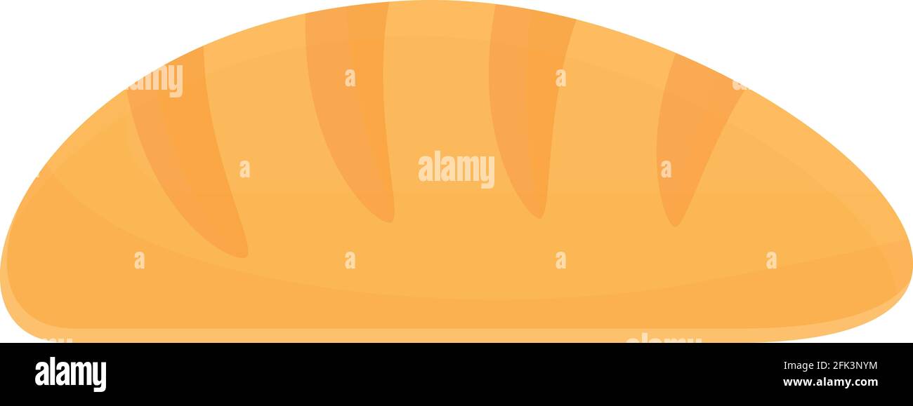 Bread baton icon. Cartoon of Bread baton vector icon for web design ...