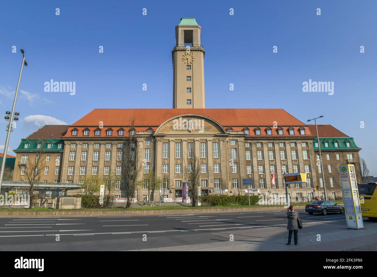 Rathaus Spandau, Carl-Schurz-Straße, Spandau, Berlin, Deutschland Stock ...