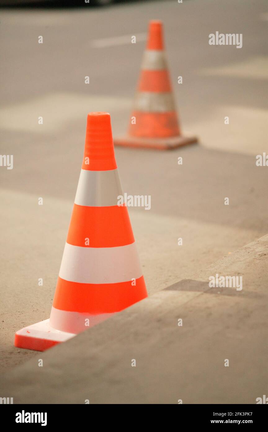 Safety cones hi-res stock photography and images - Alamy