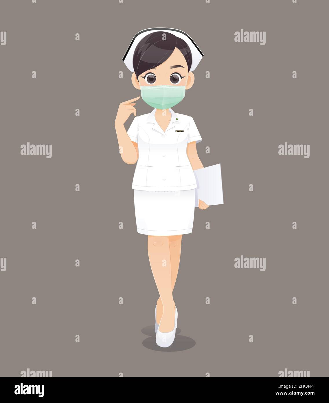 Nurse cartoon hi-res stock photography and images - Alamy