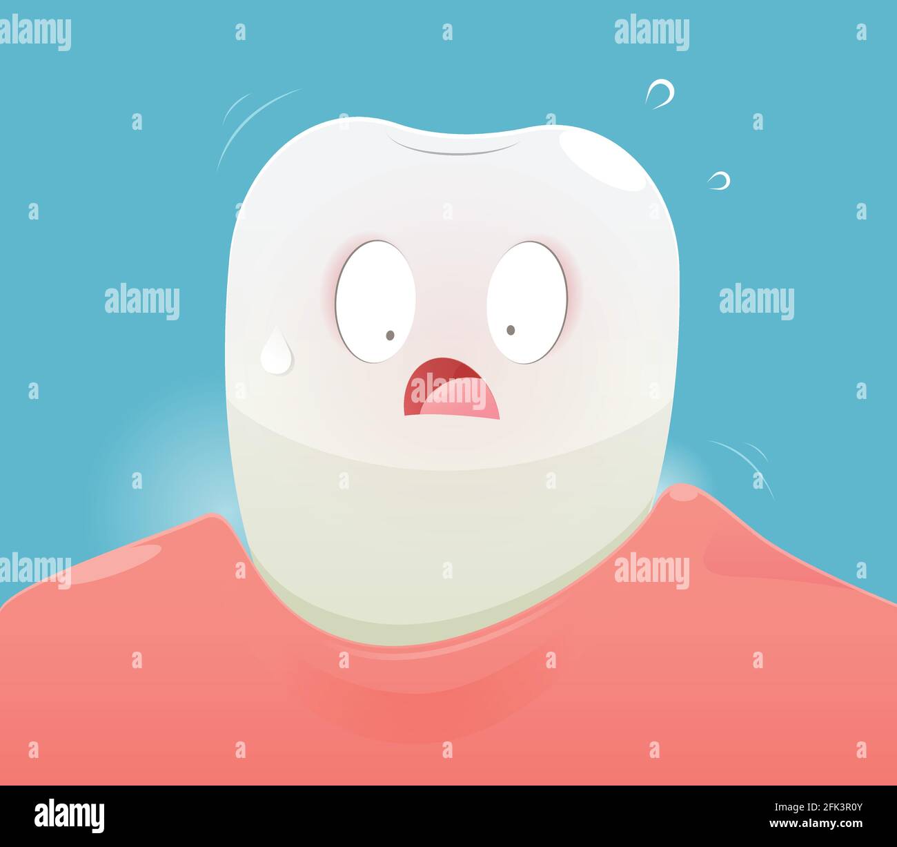Gingival recession Stock Vector Images - Alamy